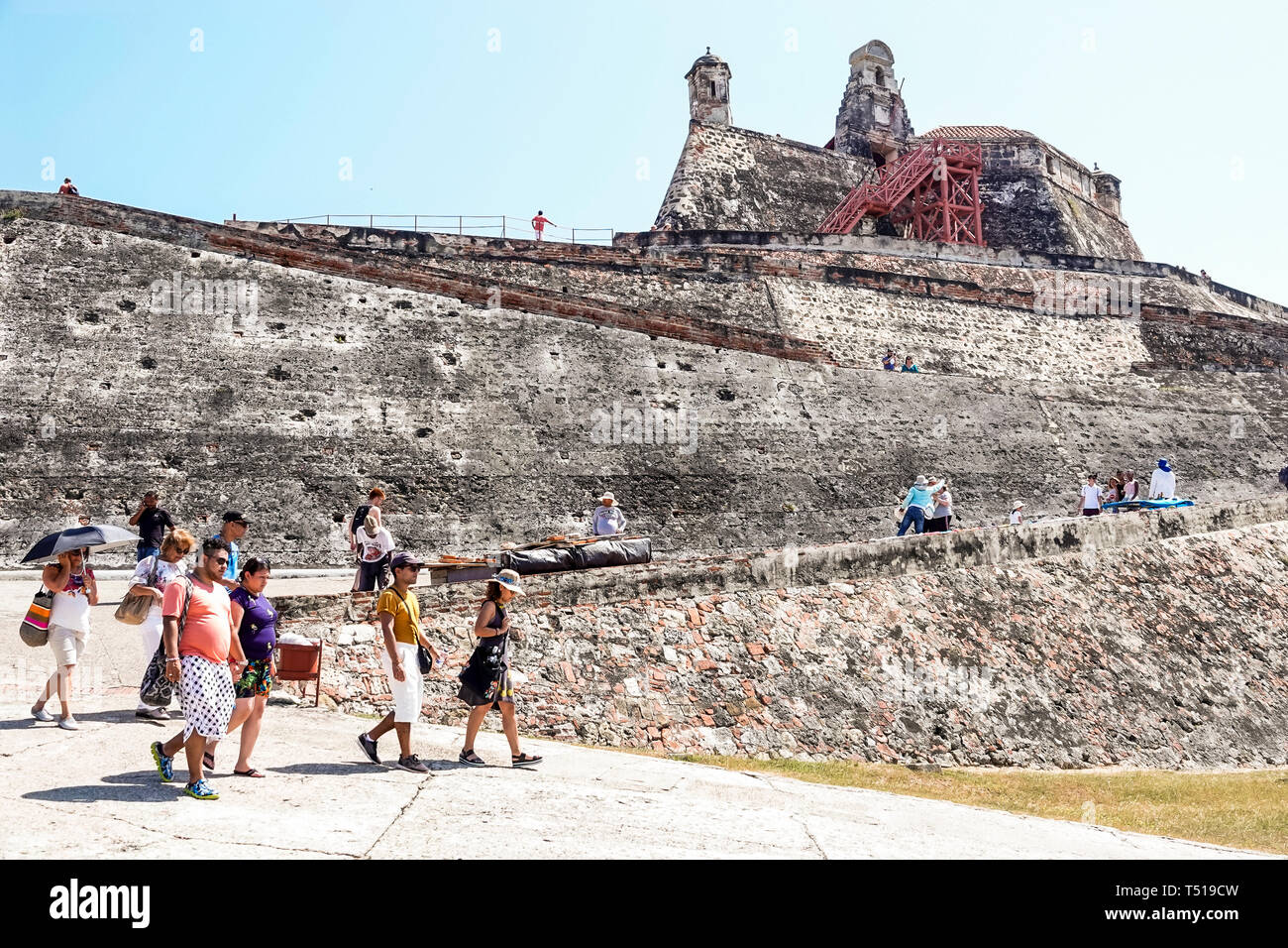 Cartagena Colombia,Castillo de San Felipe de Barajas,San Lazaro Hill ...