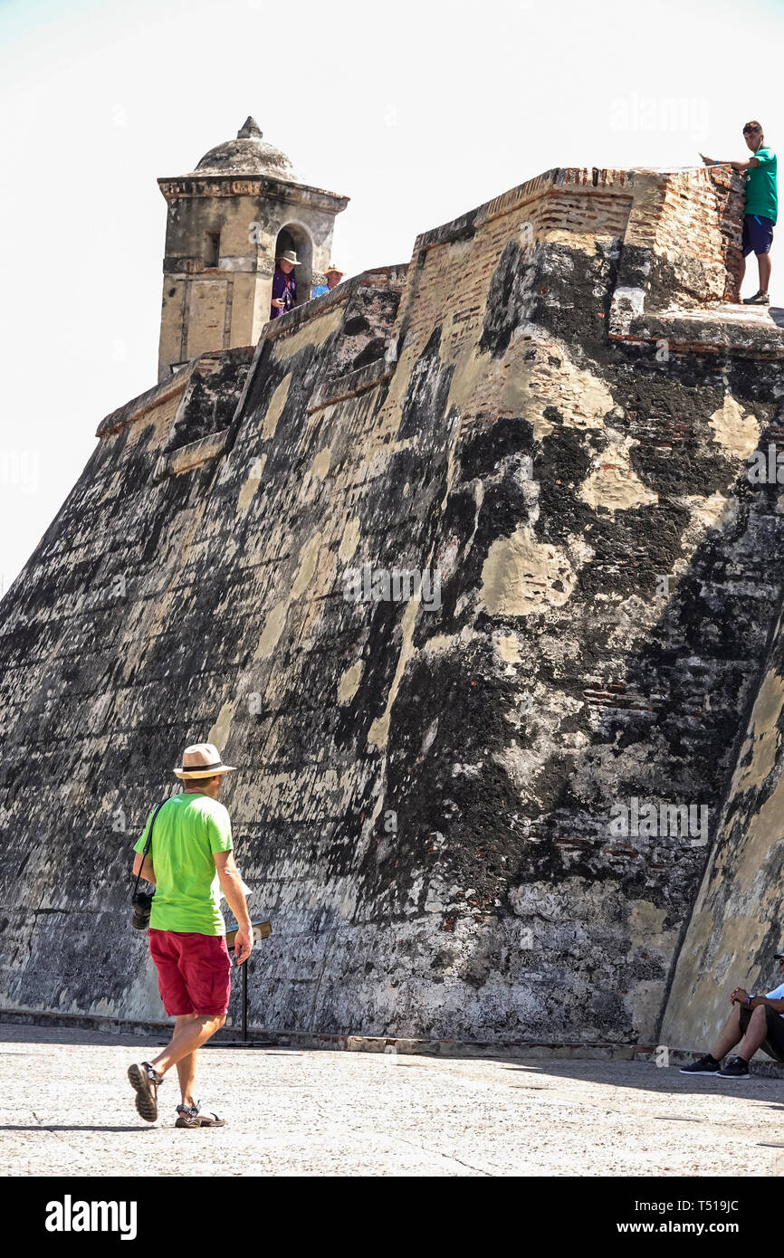 Cartagena Colombia,Castillo de San Felipe de Barajas,San Lazaro Hill ...
