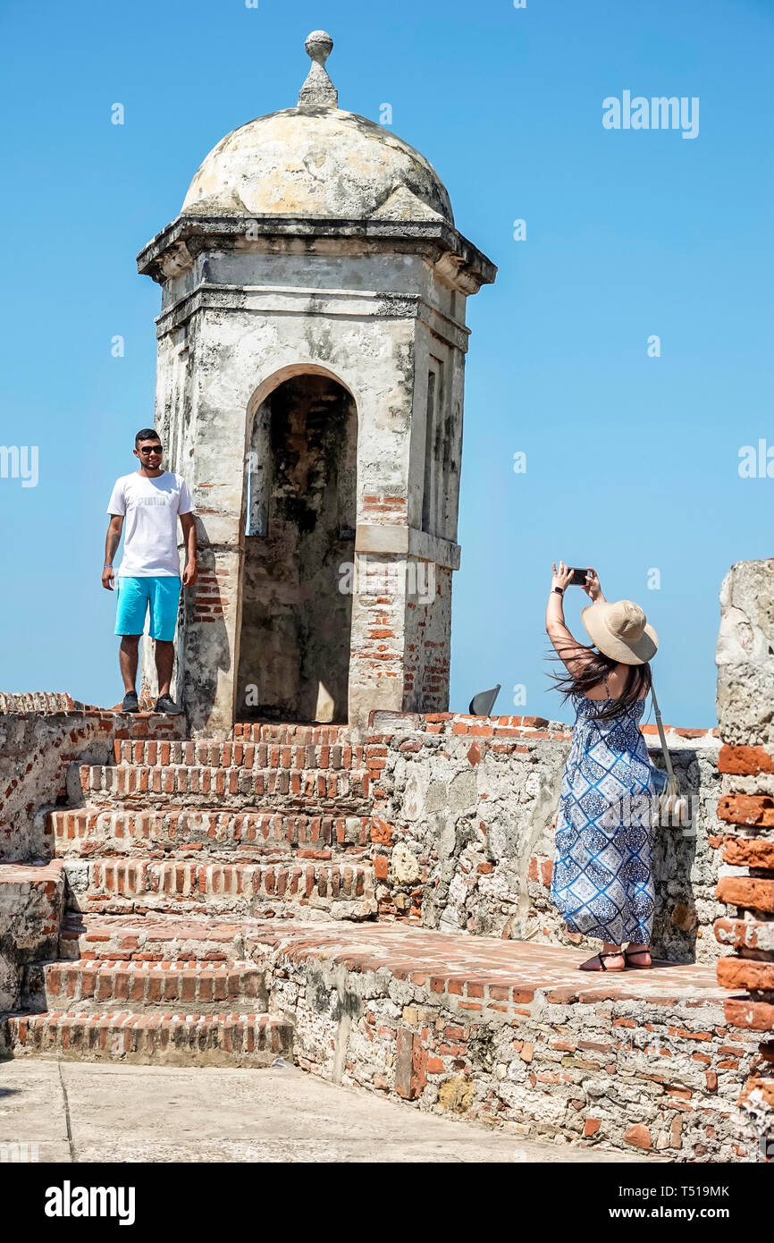 Cartagena Colombia,Castillo de San Felipe de Barajas,San Lazaro Hill ...