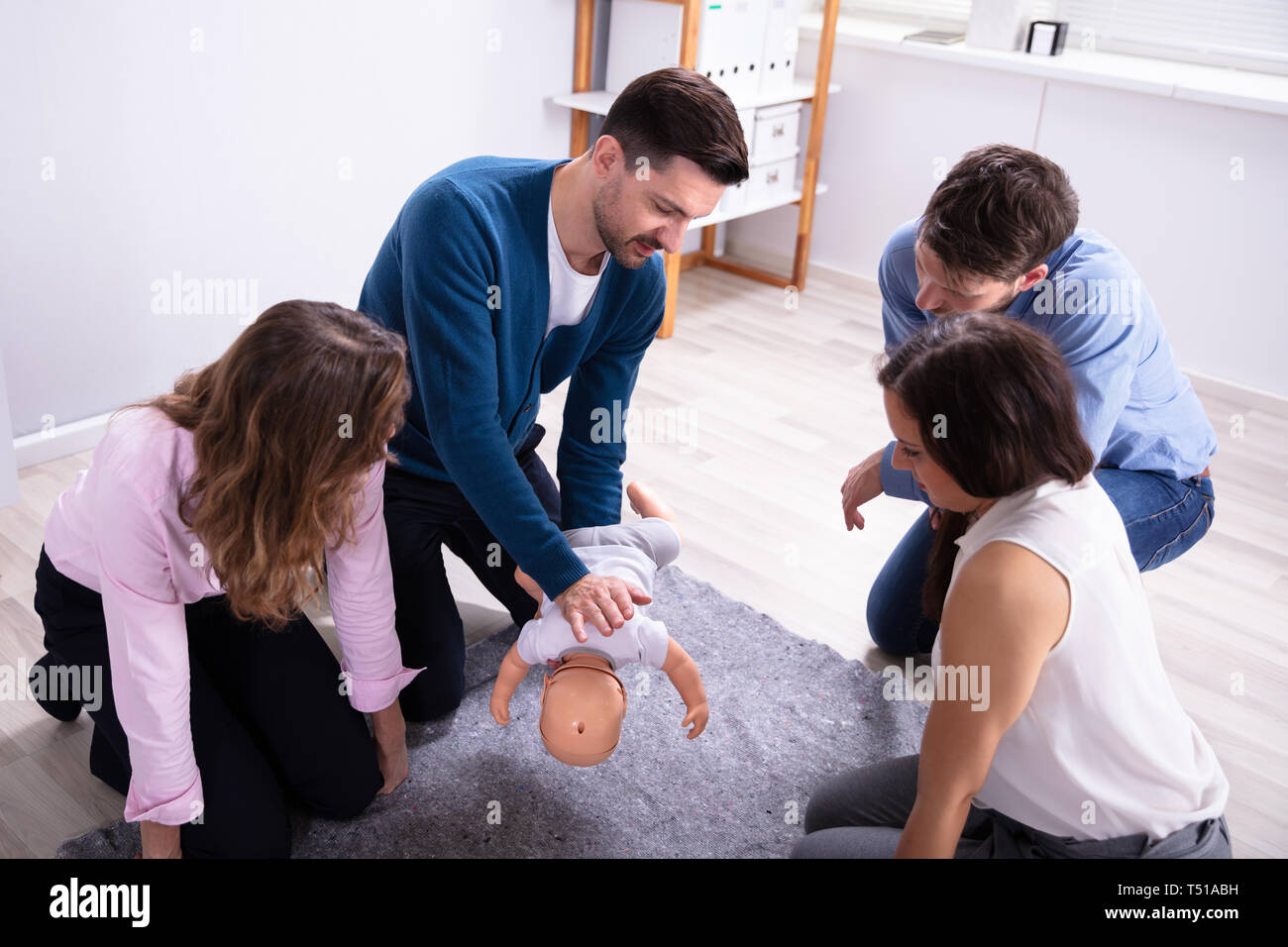 Baby dummy cpr hi-res stock photography and images - Alamy