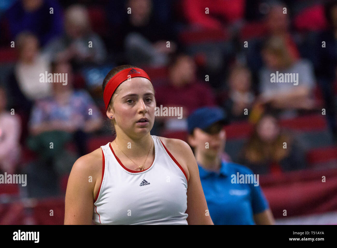 19.04.2019. RIGA, LATVIA. FEDCUP BNP Paribas, The World Cup of Tennis ...