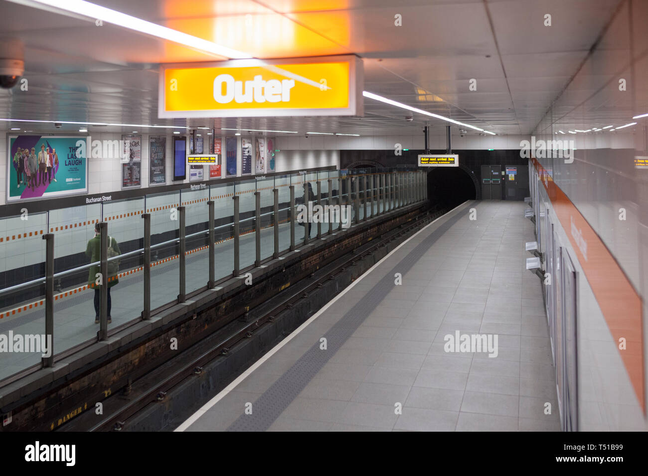 Buchanan street underground tube station hi-res stock photography and ...