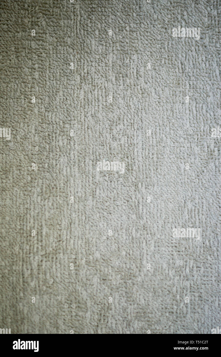 white detailed fabric terry cloth texture close-up. background, still ...