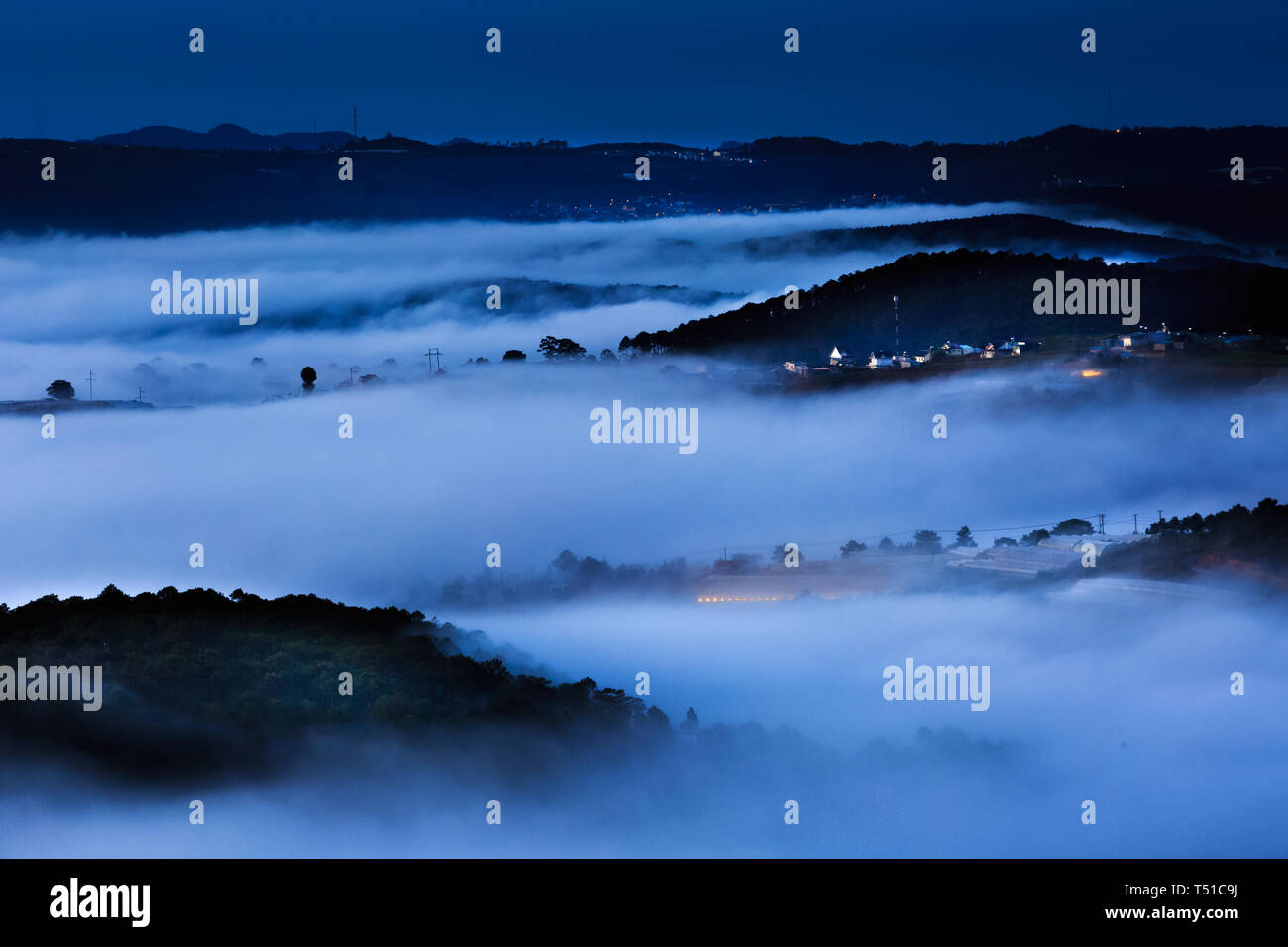 Beautiful images of the radiant dawn with reflecting rays through the ...