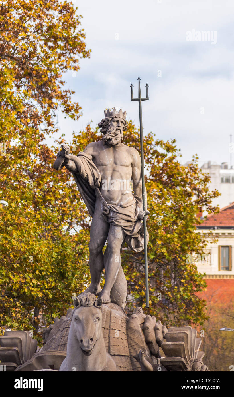 Spain madrid neptuno hi-res stock photography and images - Alamy