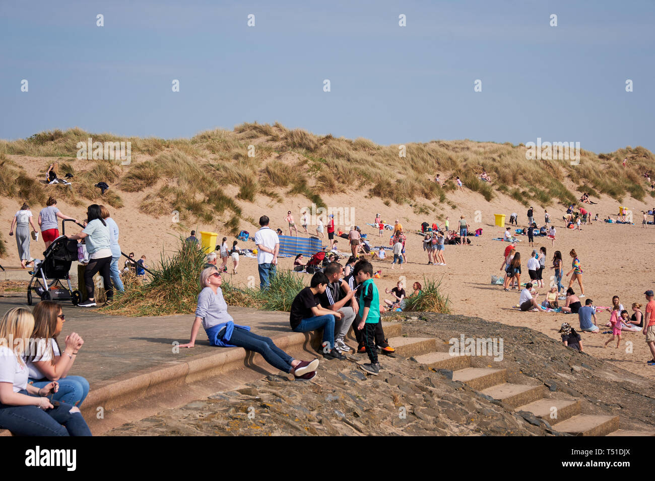 Irvine Beach -Gailes Beach-North Ayrshire, Scotland Stock Photo - Alamy