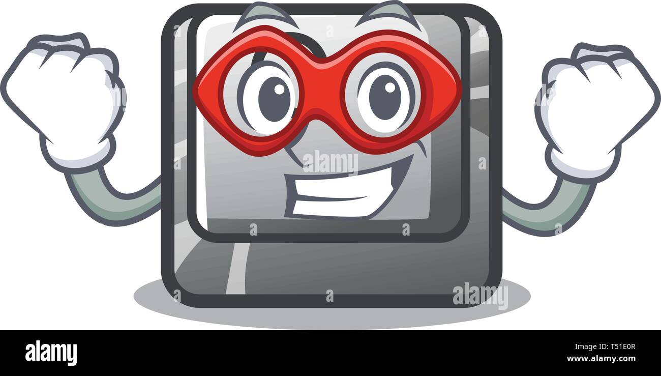 Super hero button O on a game character Stock Vector Image & Art - Alamy