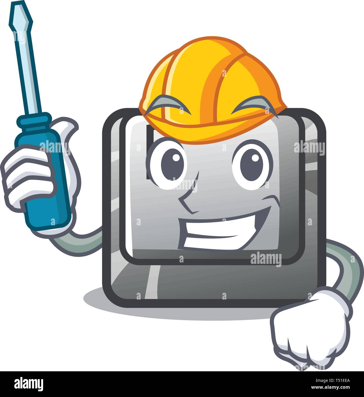 Automotive button P on a game cartoon Stock Vector Image & Art - Alamy