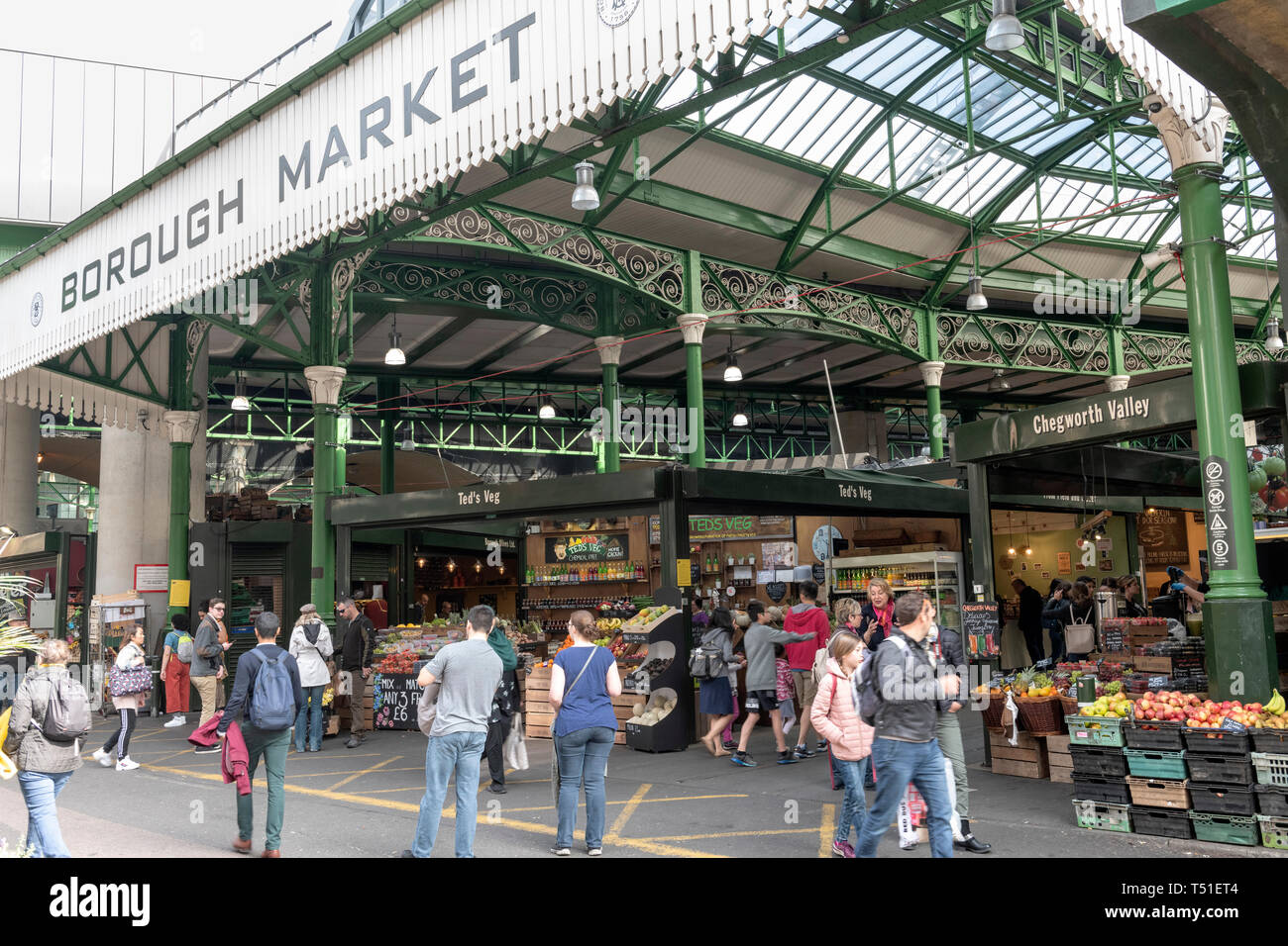 Borough Market, London Stock Photo - Alamy