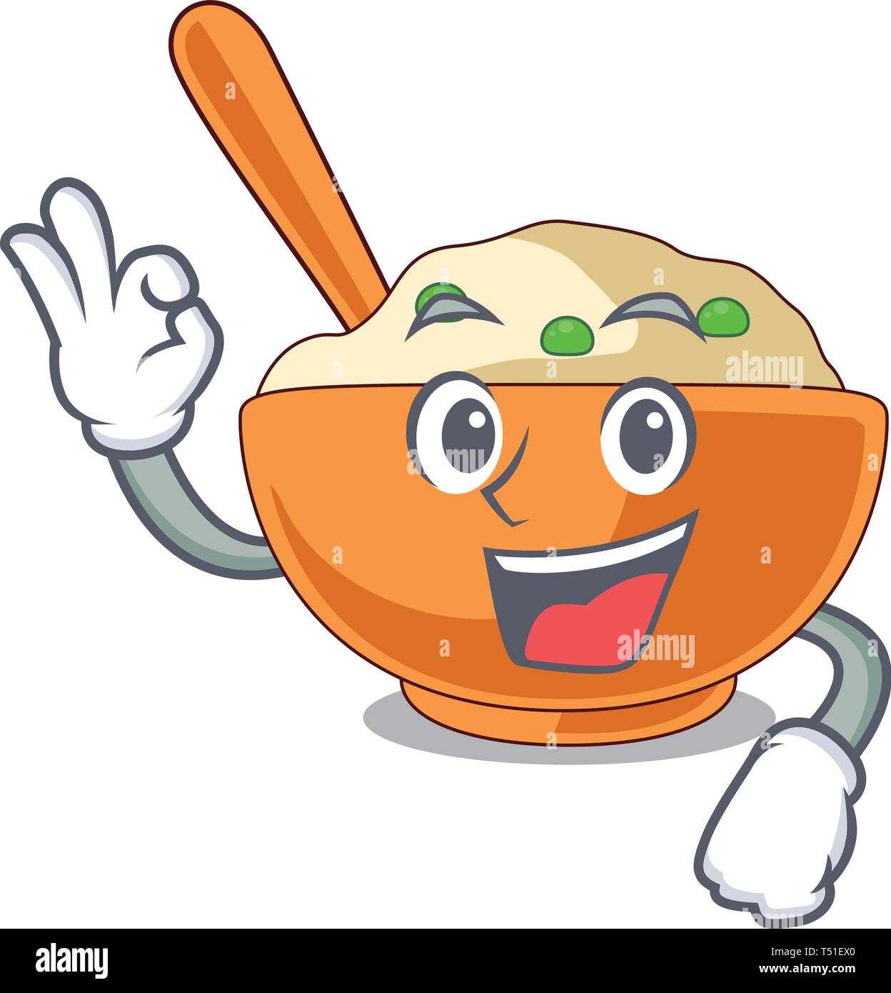 Creamy mashed potato Stock Vector Images - Alamy