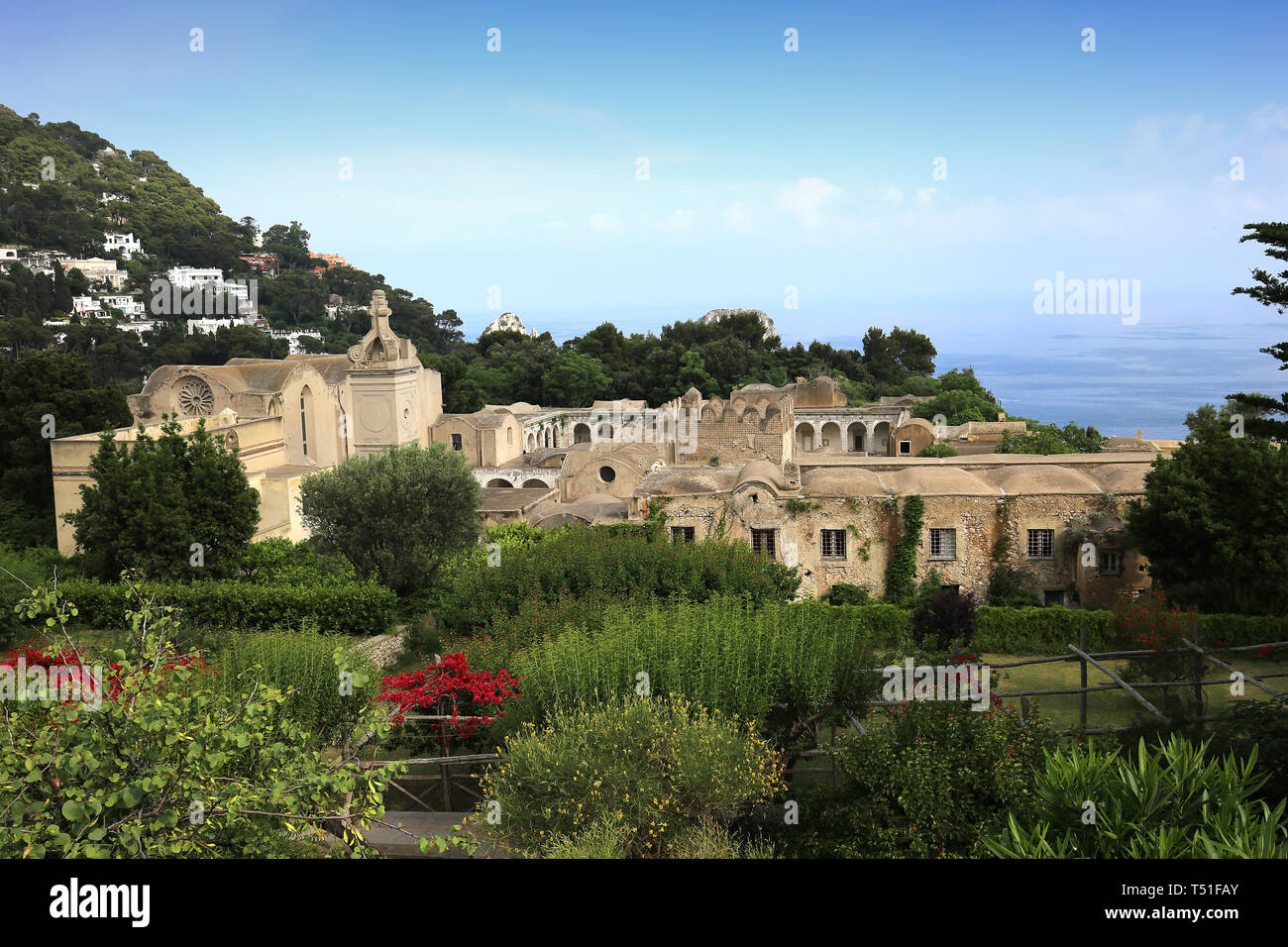 augustus gardens of Capri island, Capri, Italy Stock Photo - Alamy