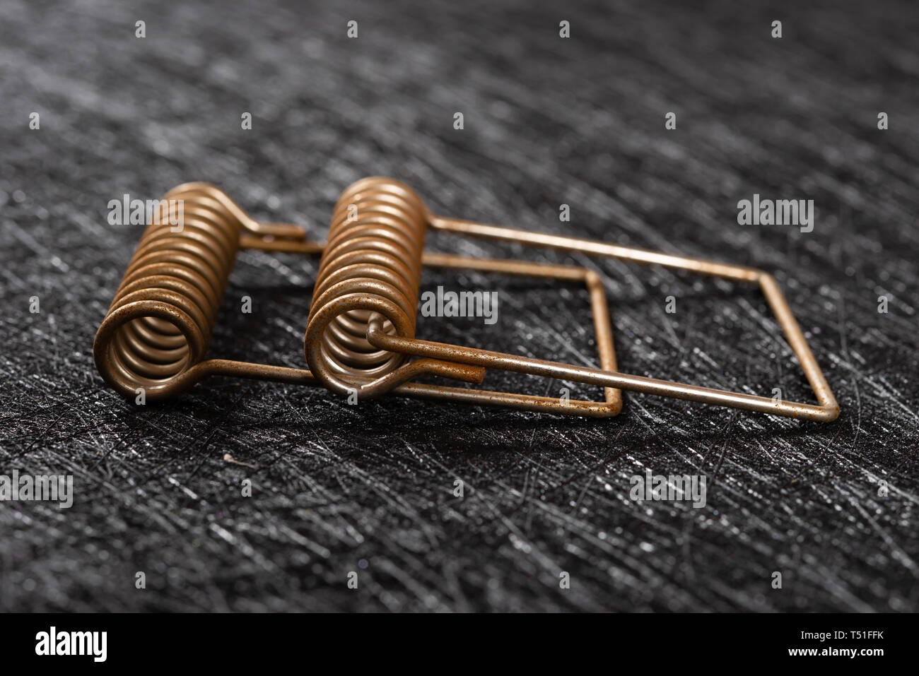 Two steel springs hi-res stock photography and images - Alamy