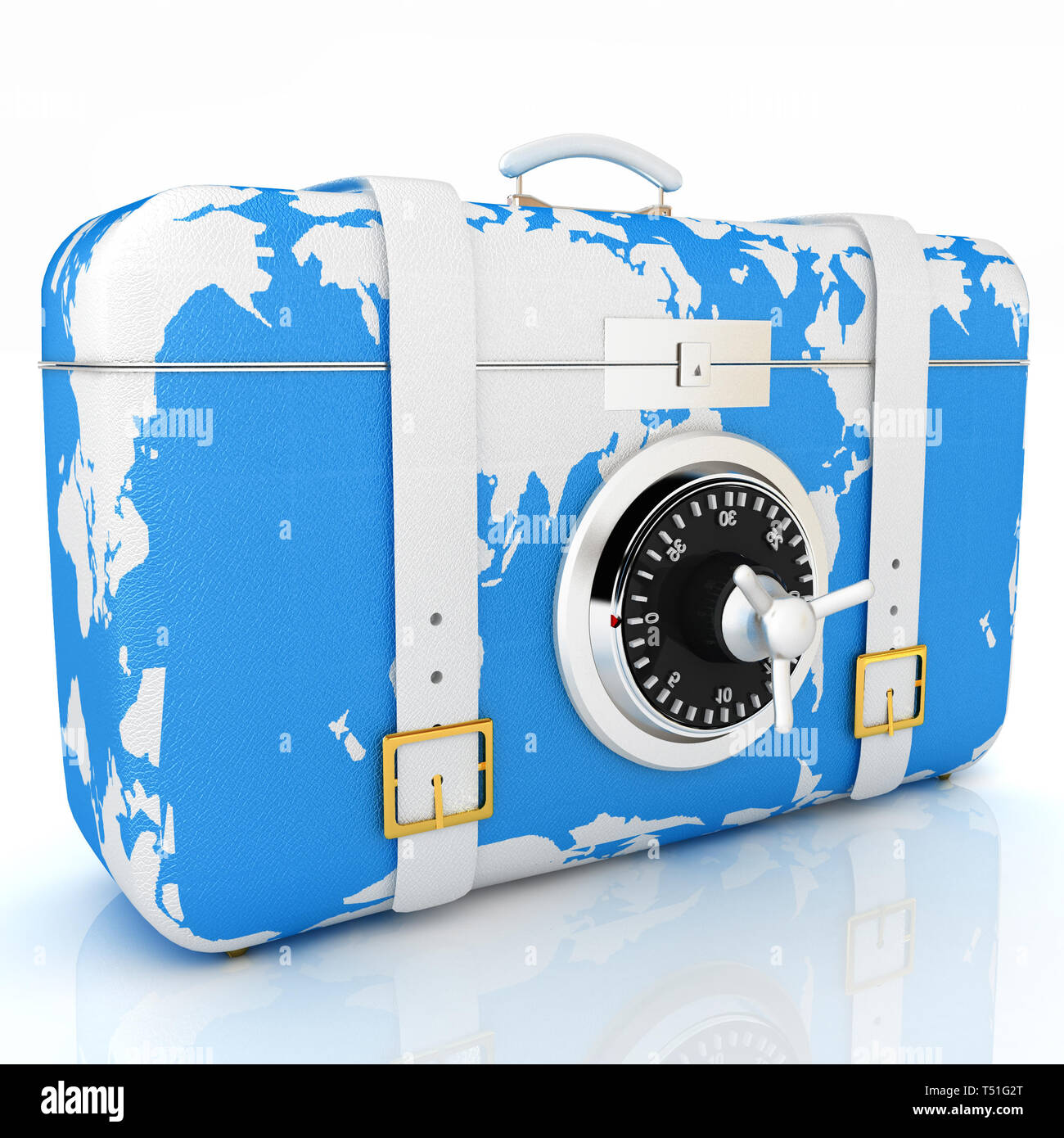 suitcase-safe for travel Stock Photo - Alamy