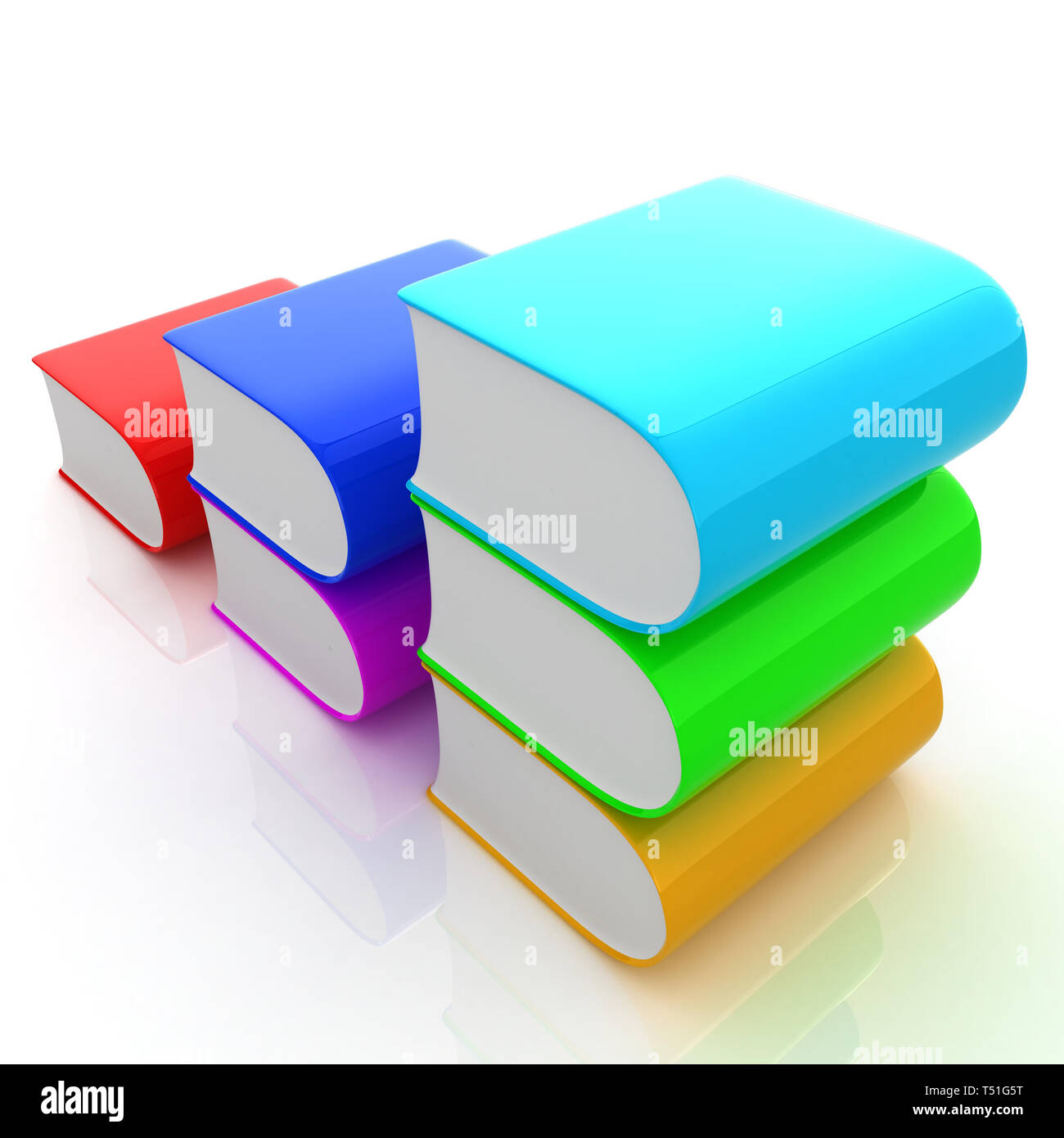 Glossy books hi-res stock photography and images - Alamy