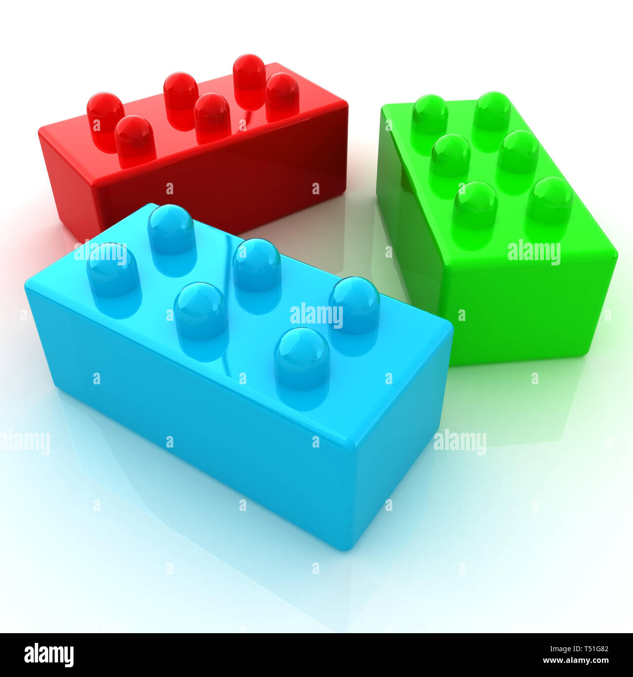 Building blocks on white Stock Photo - Alamy