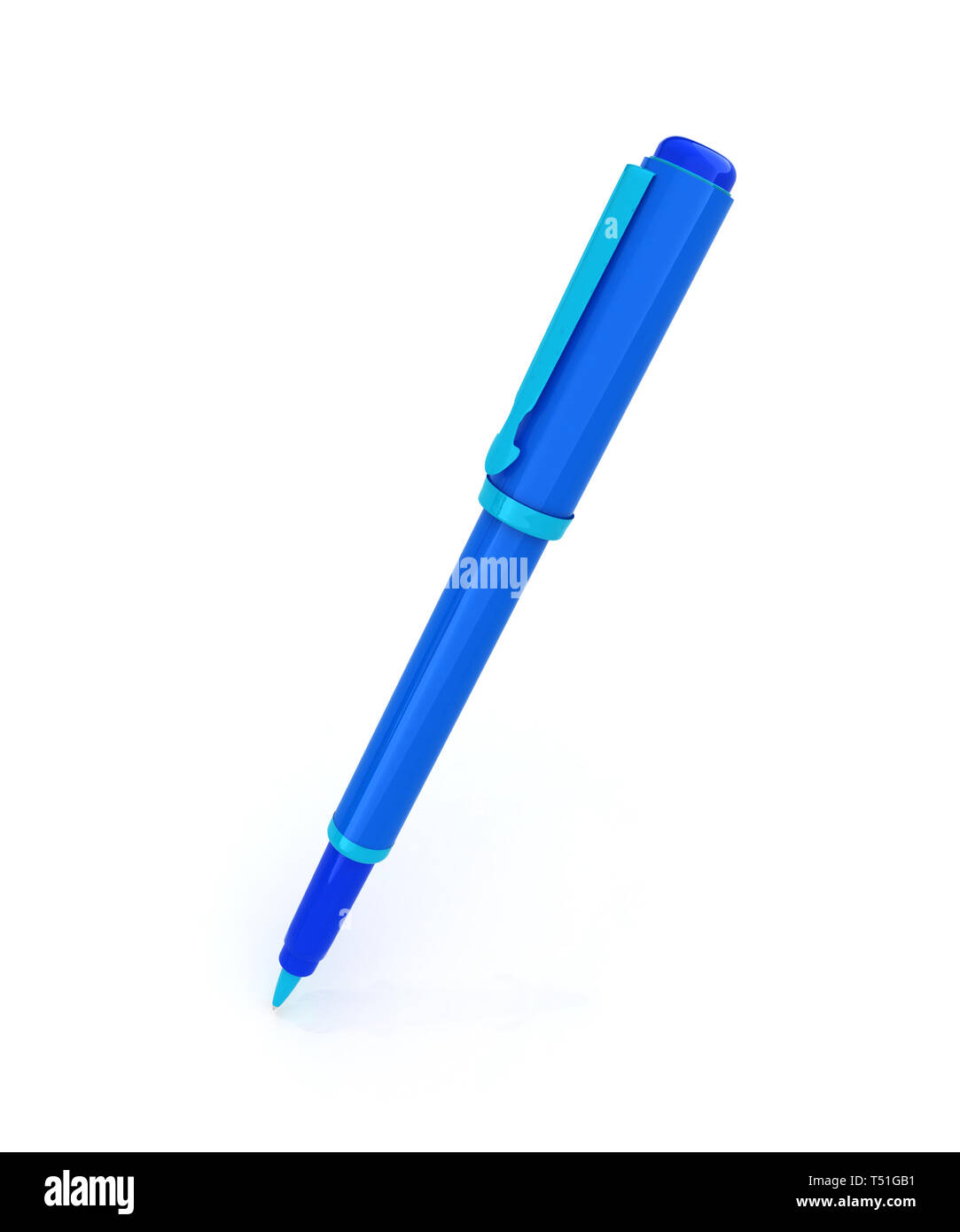 Green biro pen Cut Out Stock Images & Pictures - Alamy