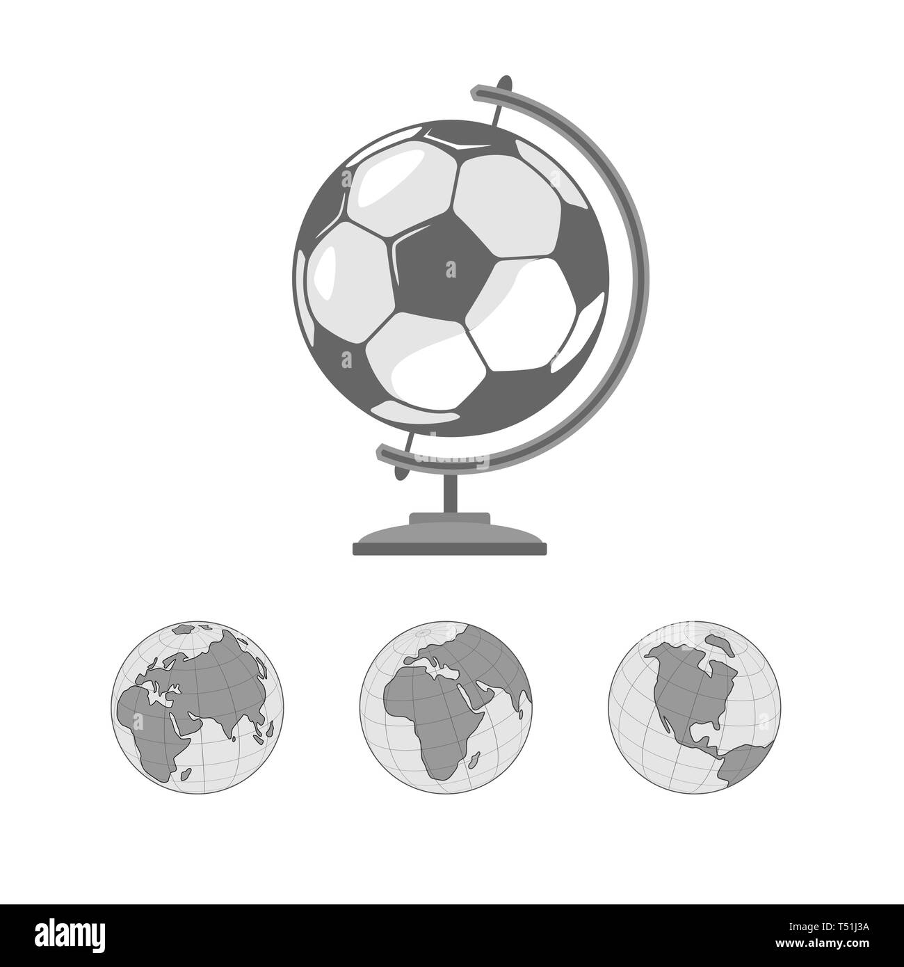 stand for a globe . in the middle of the ball. he symbolizes the planet ...