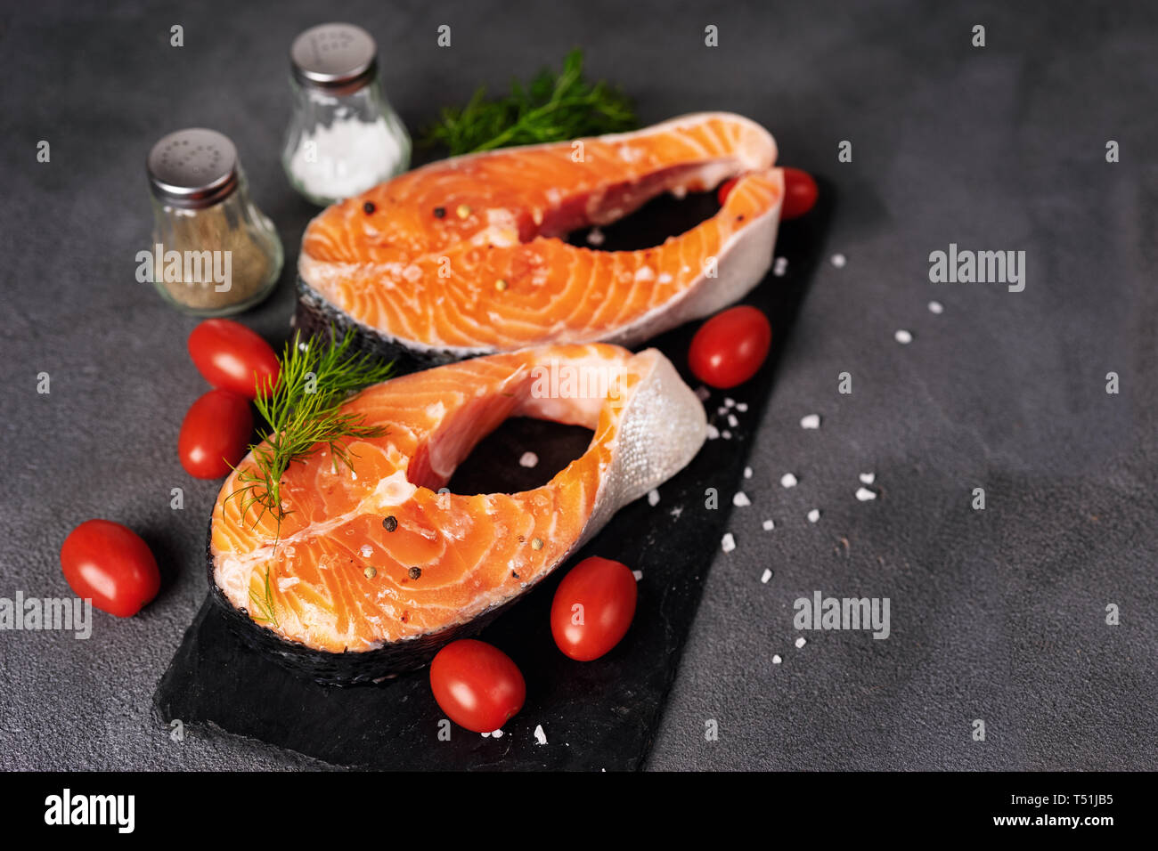 Dark salmon hi-res stock photography and images - Alamy