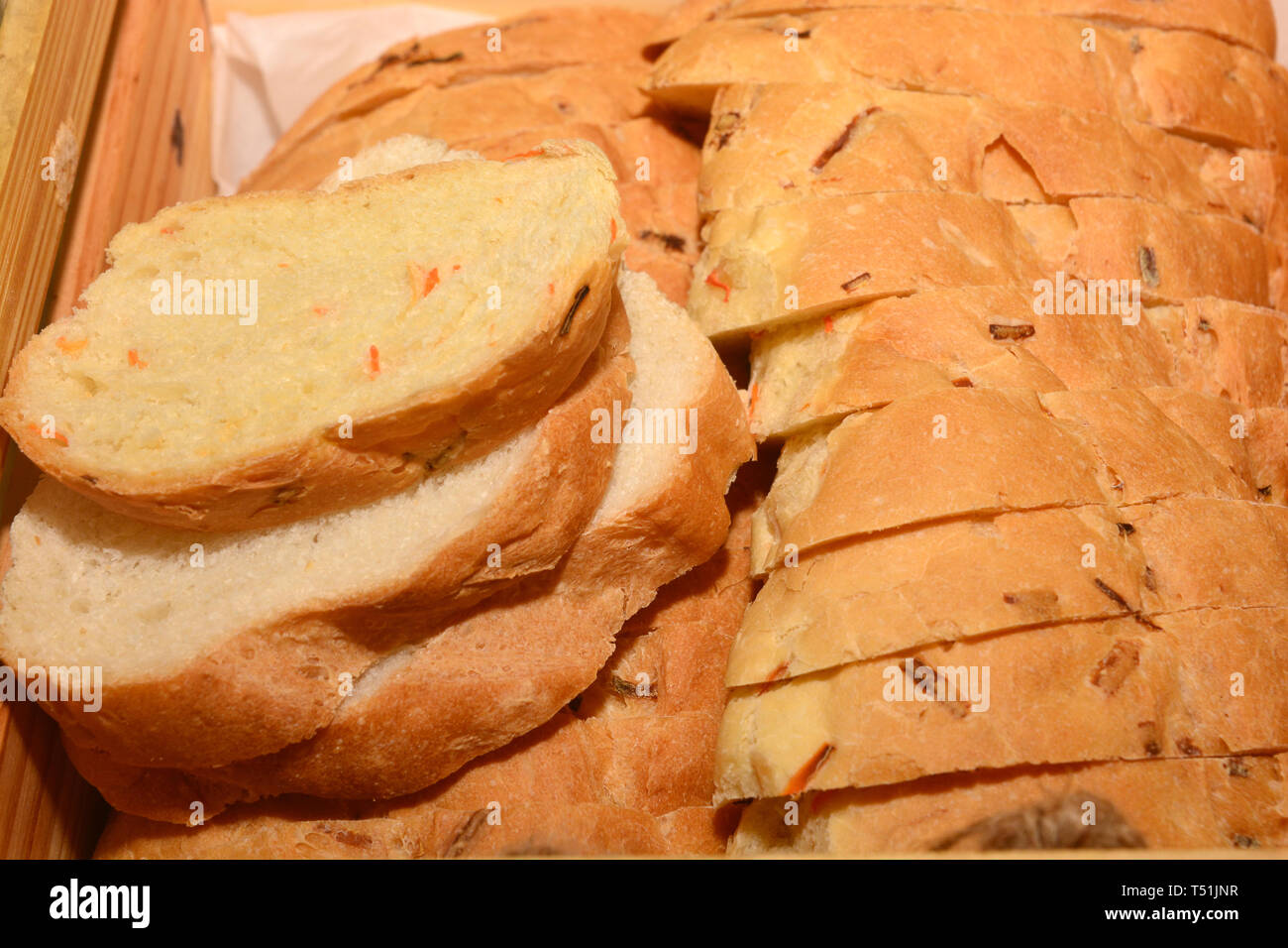 homemade slide bread Stock Photo - Alamy