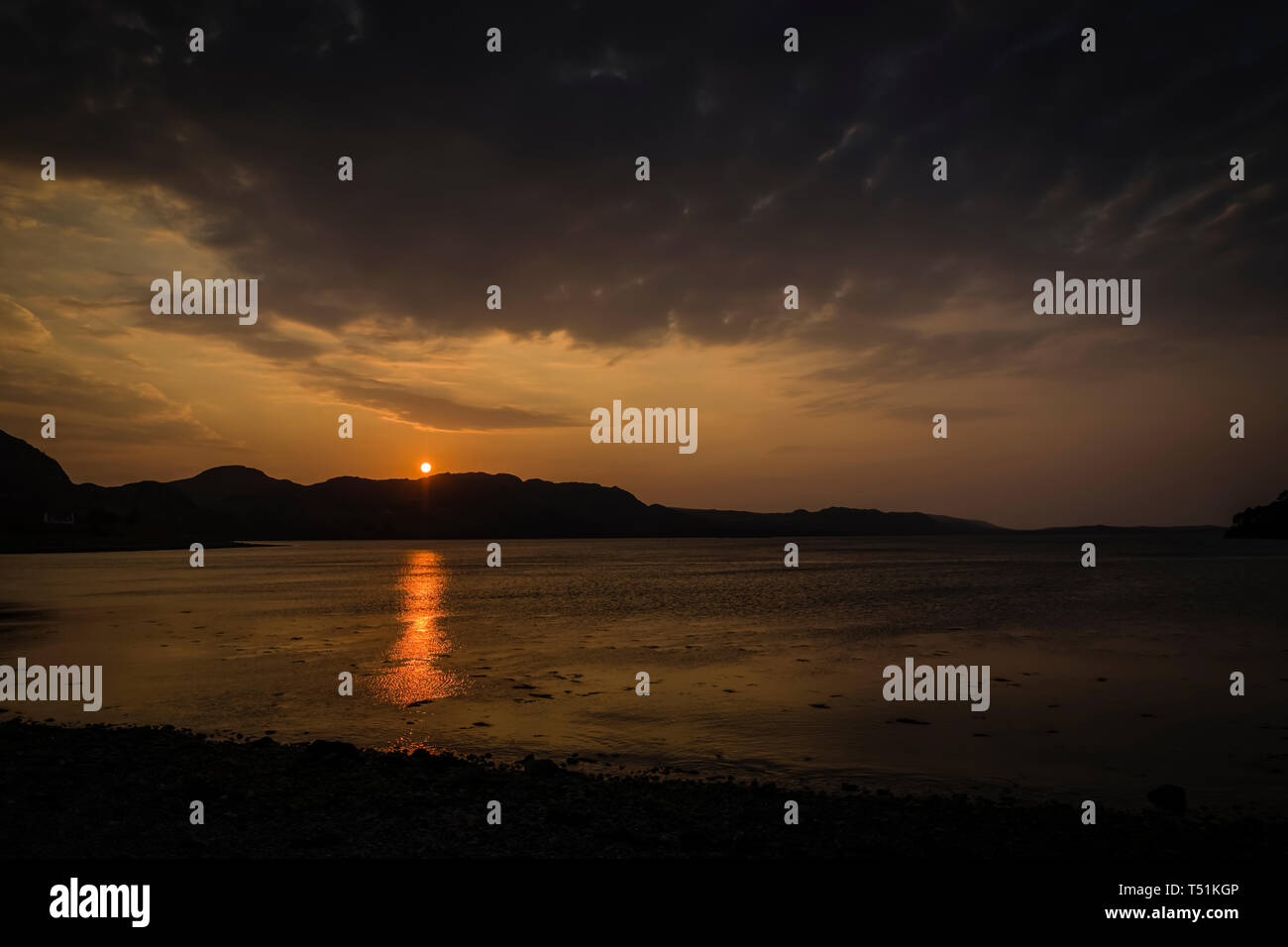 Poolewe at sunset hi-res stock photography and images - Alamy