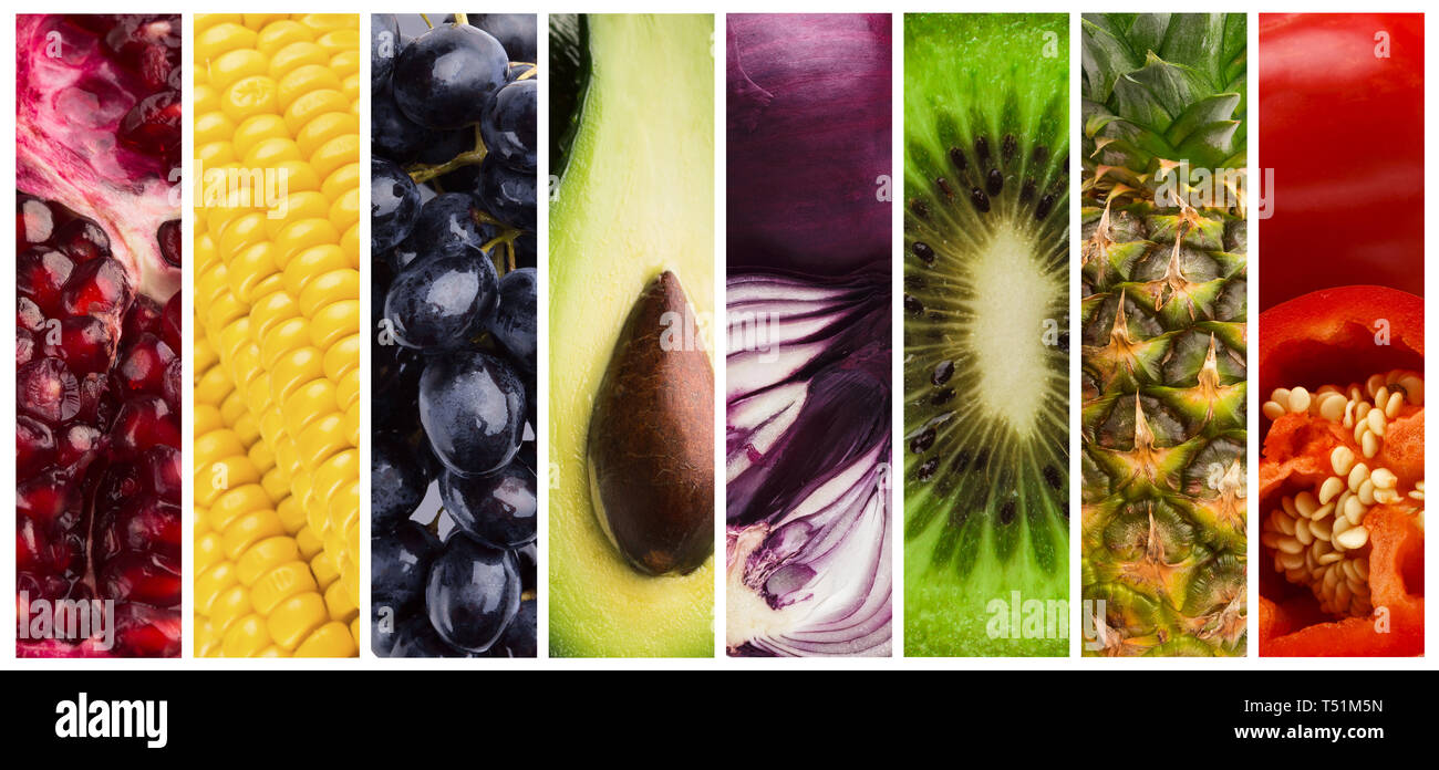 Collage different fruits hi-res stock photography and images - Alamy