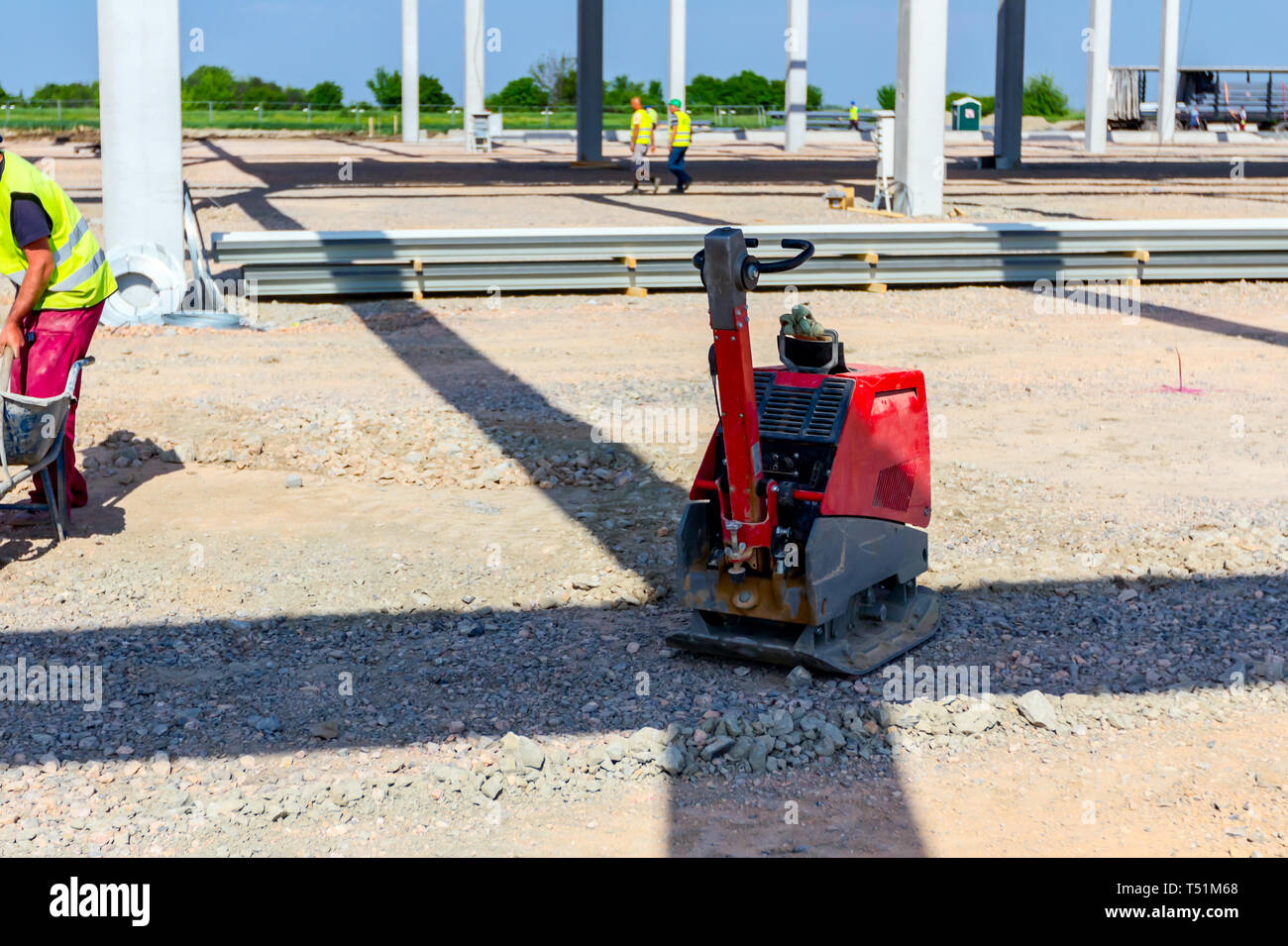 Used plate compactor, vibratory hammer, jumping jack machine, power ...