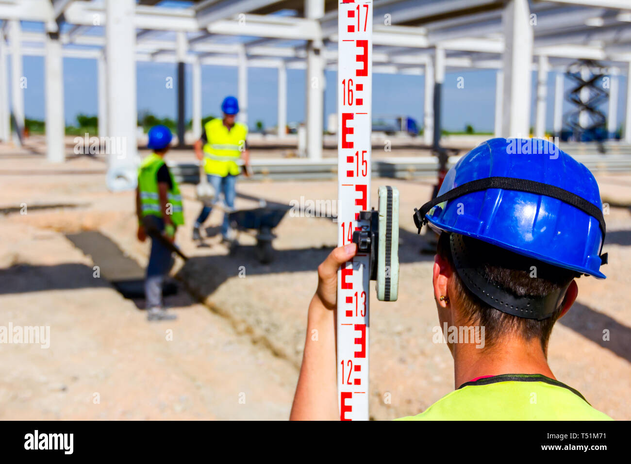 Leveling rod hi-res stock photography and images - Alamy