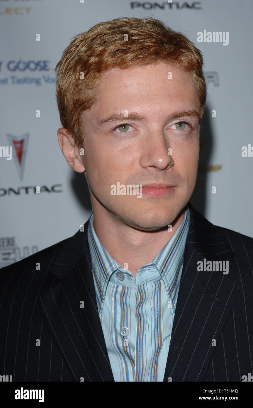 LOS ANGELES, CA. June 15, 2005: Actor TOPHER GRACE at party for ...