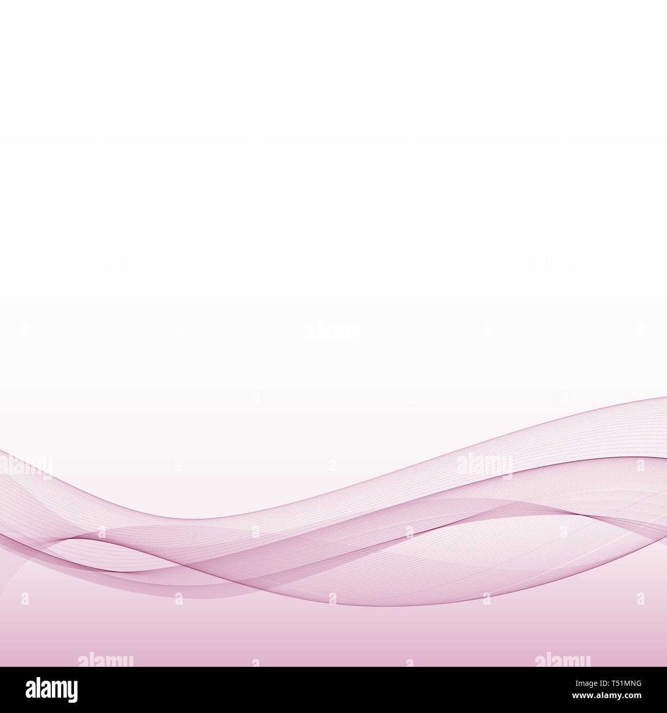 Abstract pink wave background. Vector illustration Stock Photo - Alamy