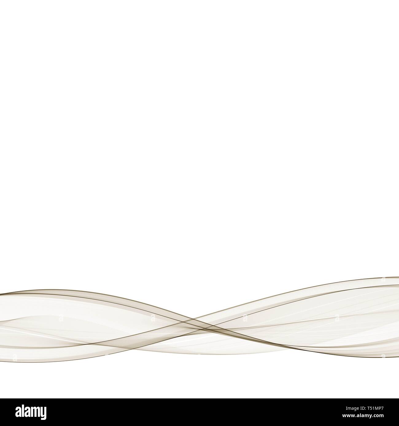Brown wave. Vector layout for advertising Stock Photo - Alamy