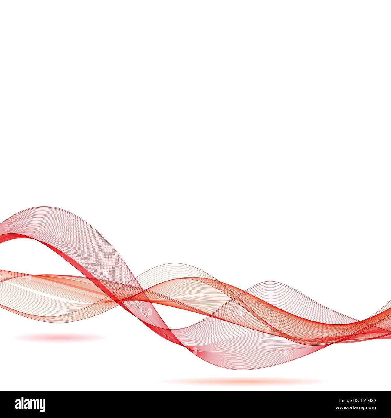 Abstract background with red waves Stock Photo - Alamy