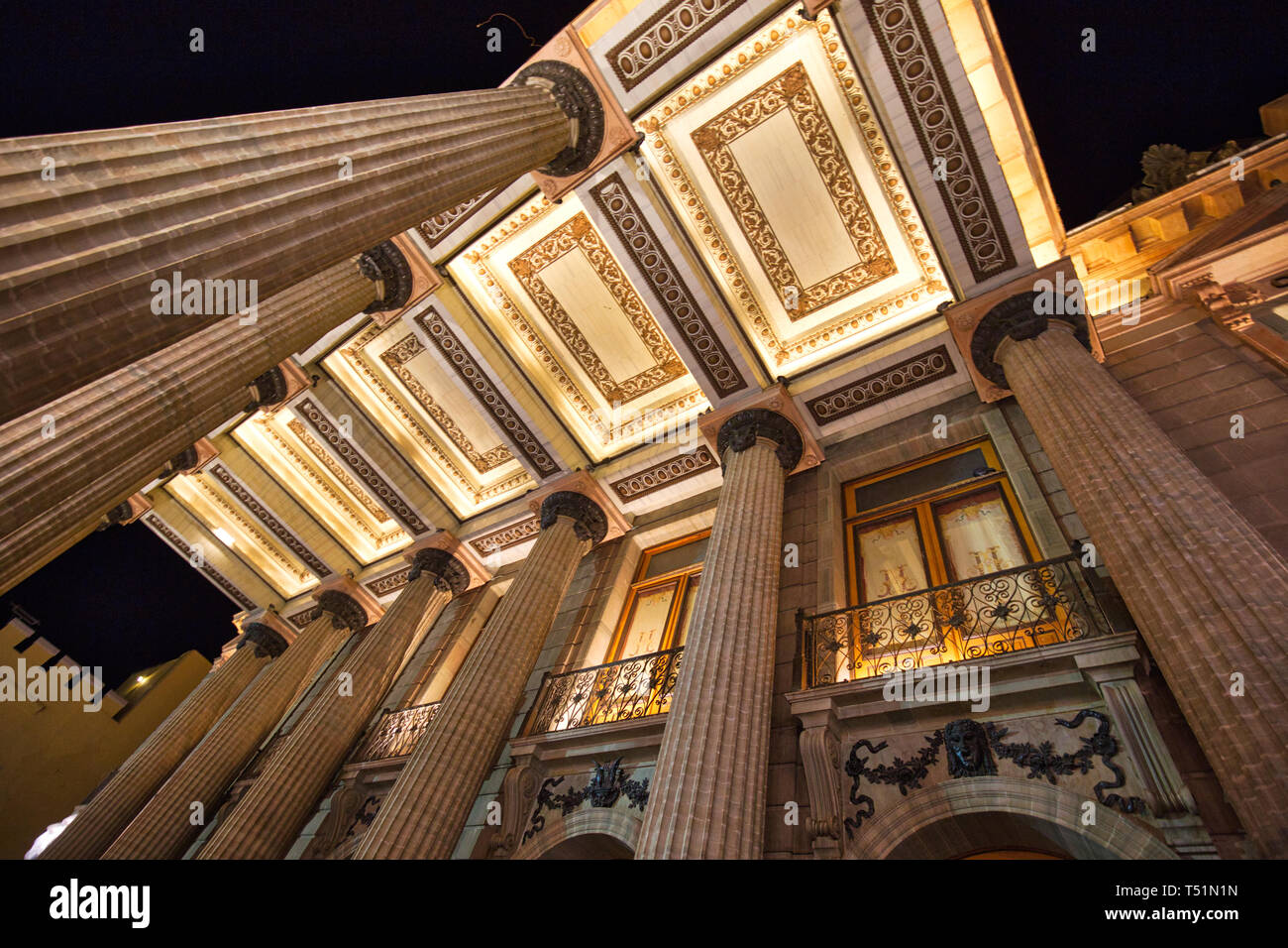 Guanajuato Juarez Theater (Teatro Juarez) entrance Stock Photo - Alamy
