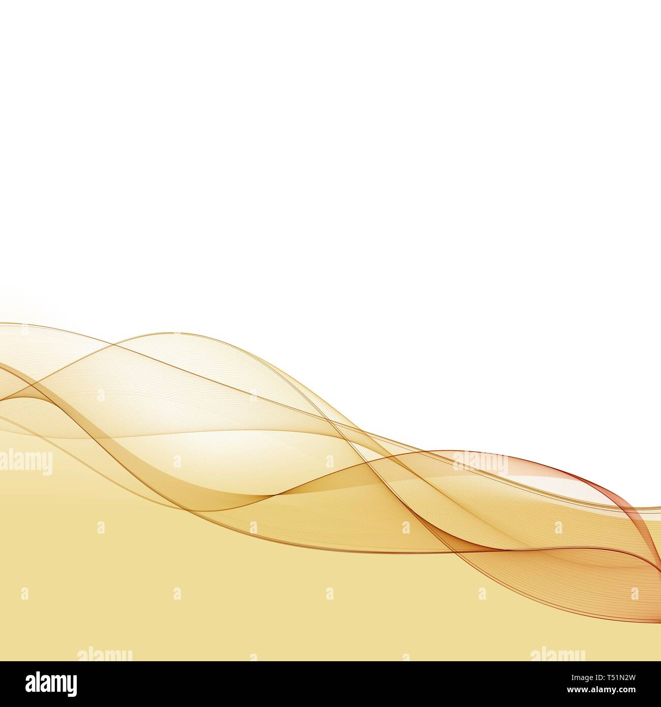 Brown wave. Vector layout for advertising Stock Photo - Alamy