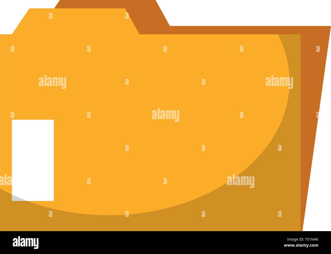 Folder document symbol isolated Stock Vector Image & Art - Alamy