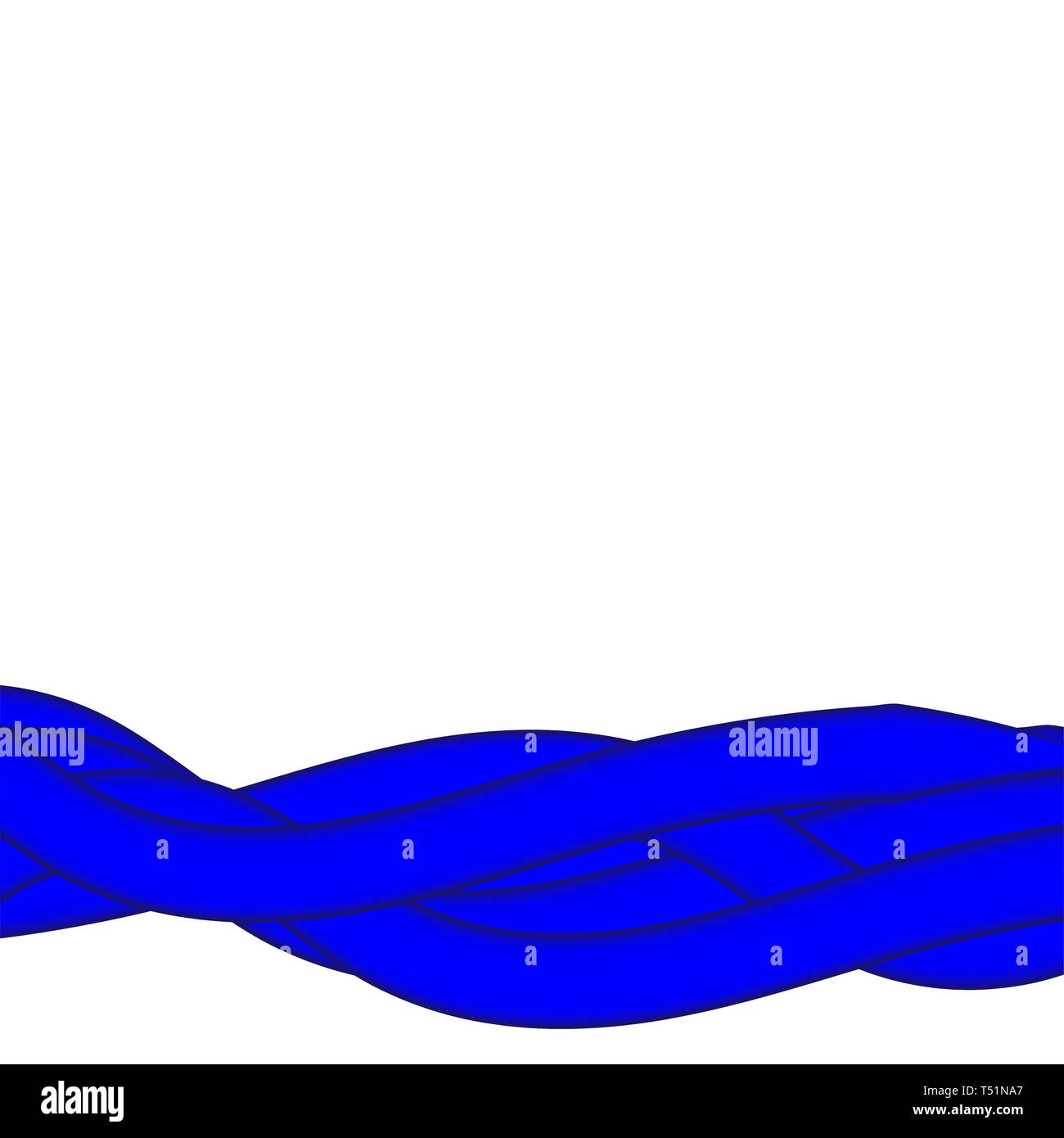 Blue curved lines with a contour that intertwine. eps 10 Stock Photo ...