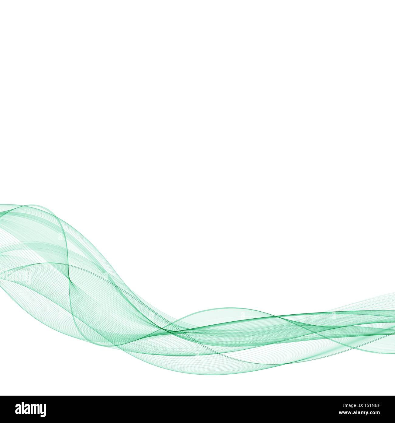 Green curves of the line. abstract vector background Stock Photo - Alamy