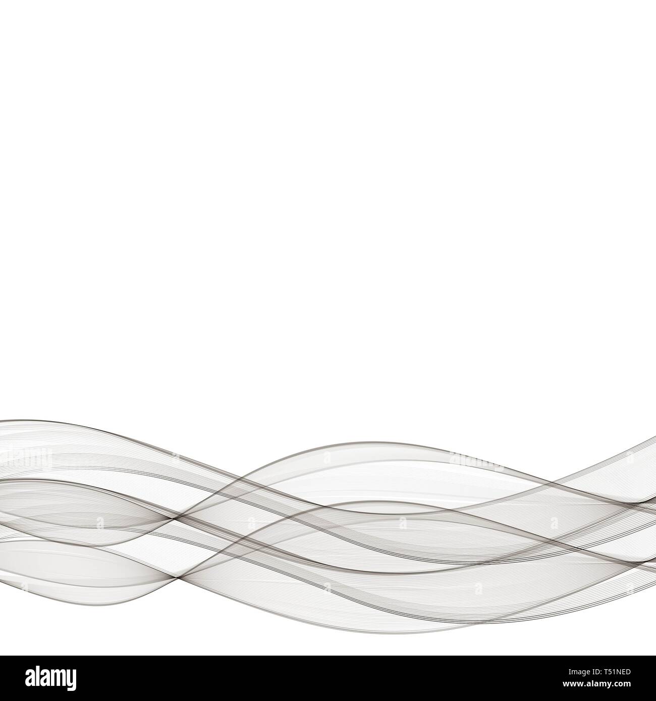 gray wave. Vector layout for advertising. eps 10 Stock Photo - Alamy