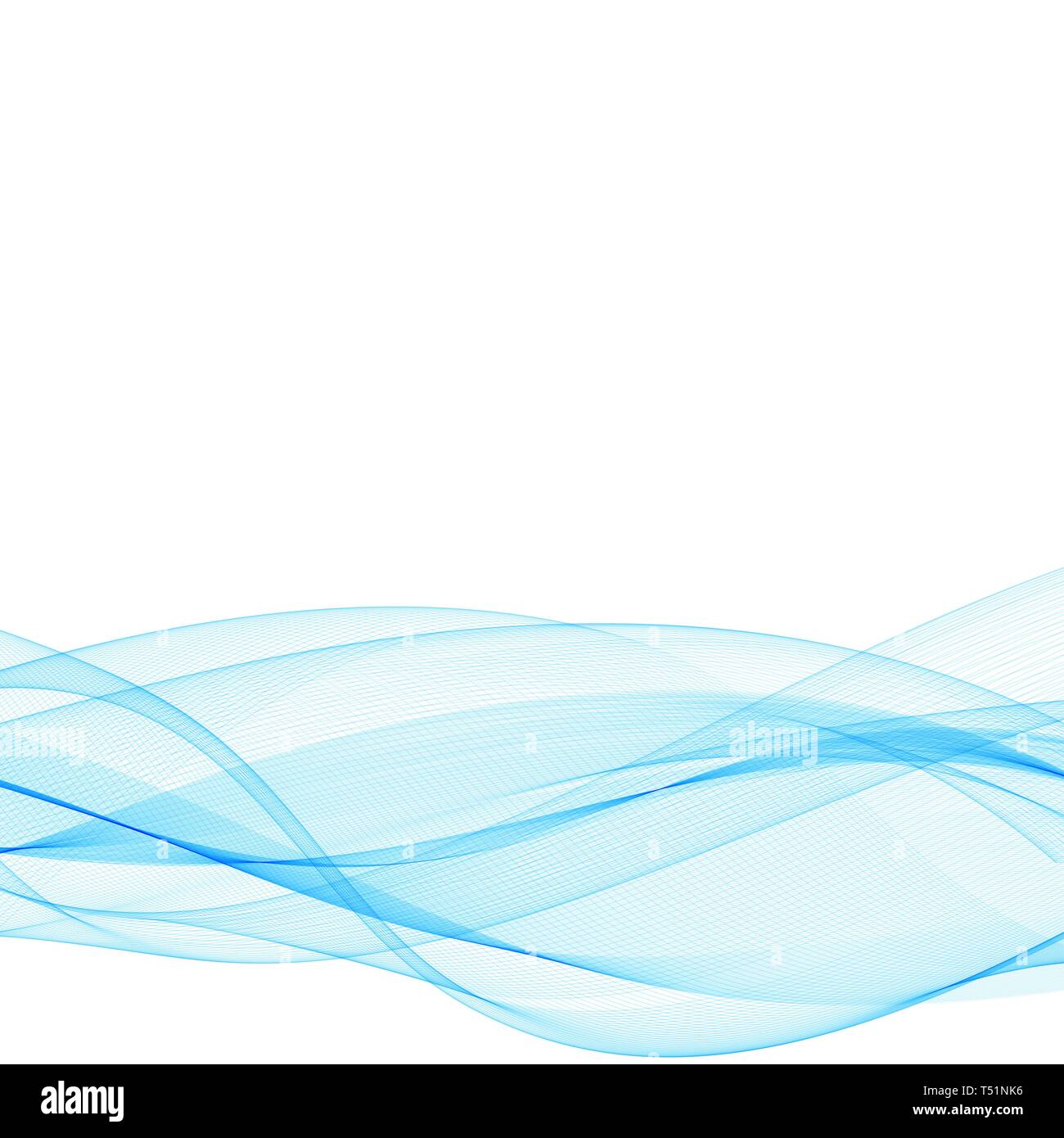 Vector abstract blue wave. presentation template Stock Photo - Alamy