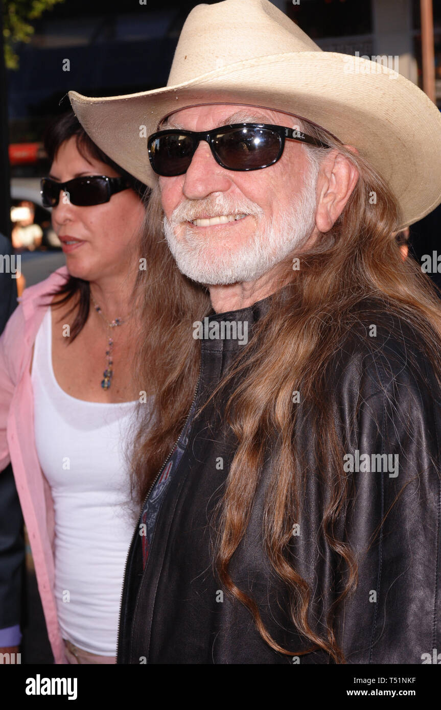 LOS ANGELES, CA. July 28, 2005: Actor/singer WILLIE NELSON at the Los ...