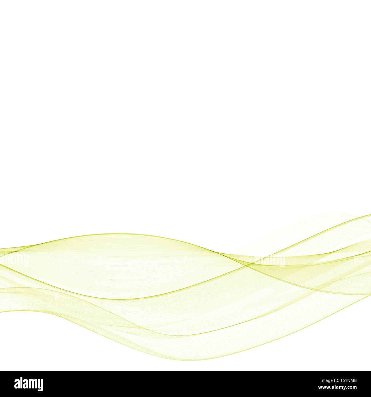 light green abstract wave. vector illustration. Template for design ...