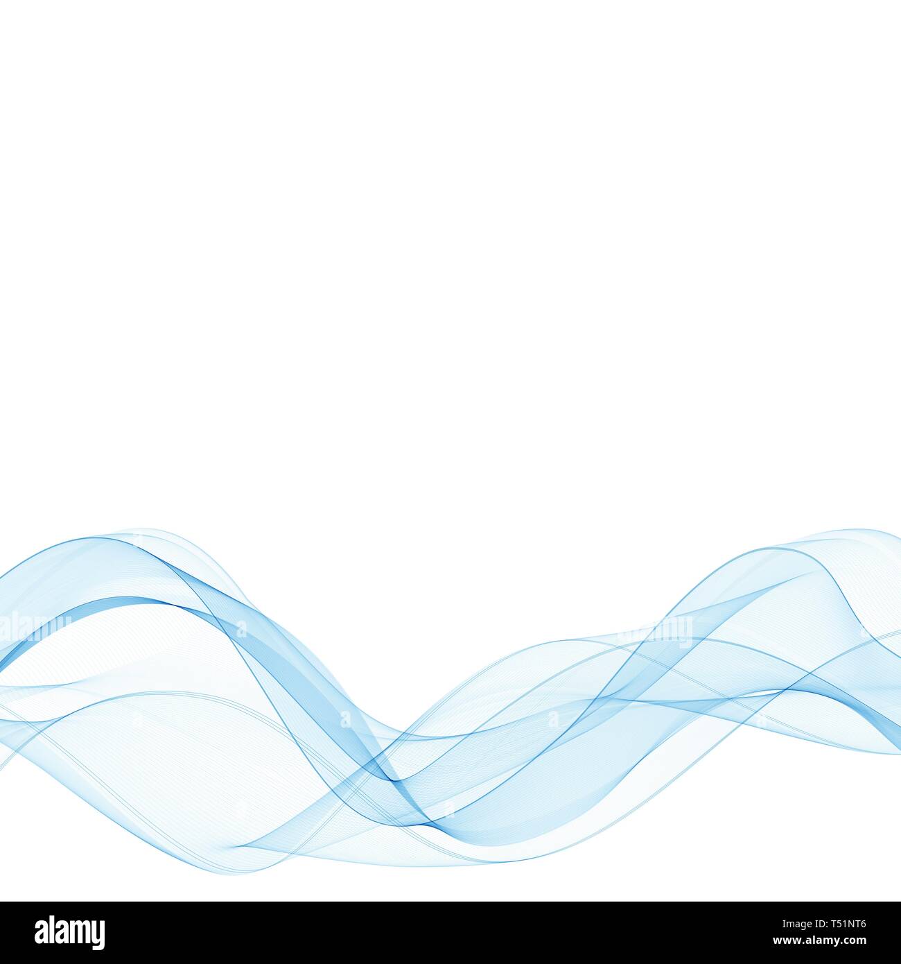 blue wave. Layout for the design of the cover. Template for advertising ...
