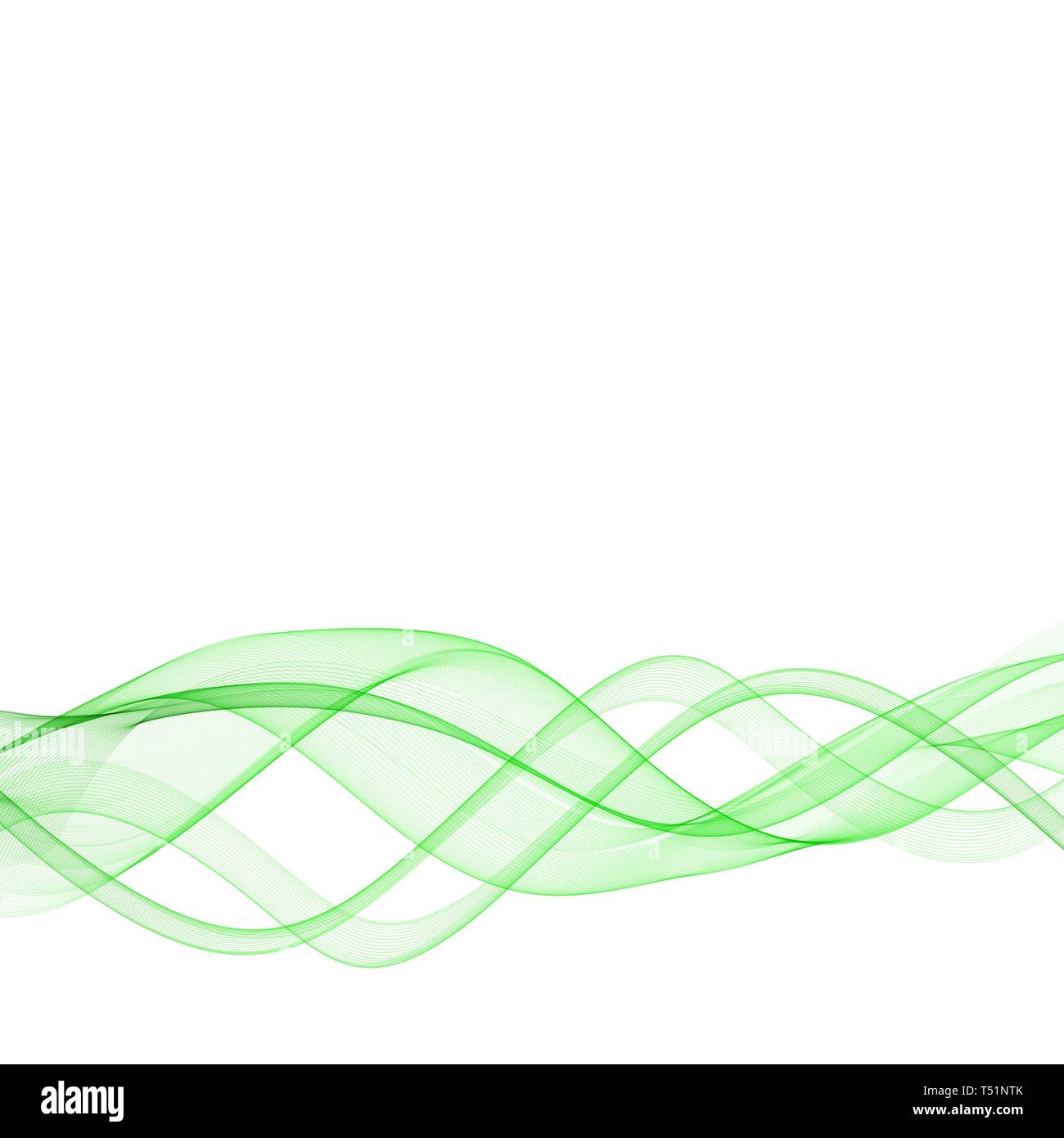 light green wave. Layout for advertising. eps 10 Stock Photo - Alamy