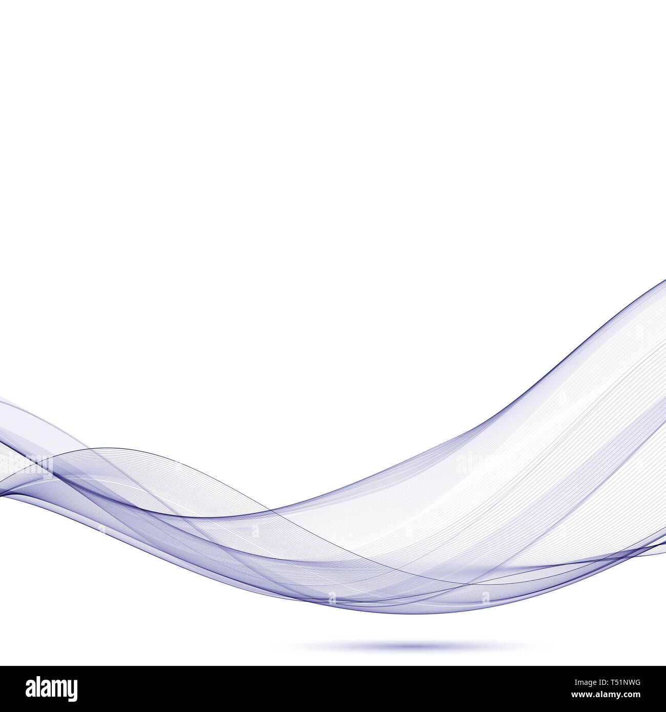 Blue wave. Vector illustration. abstract layout for presentation design ...