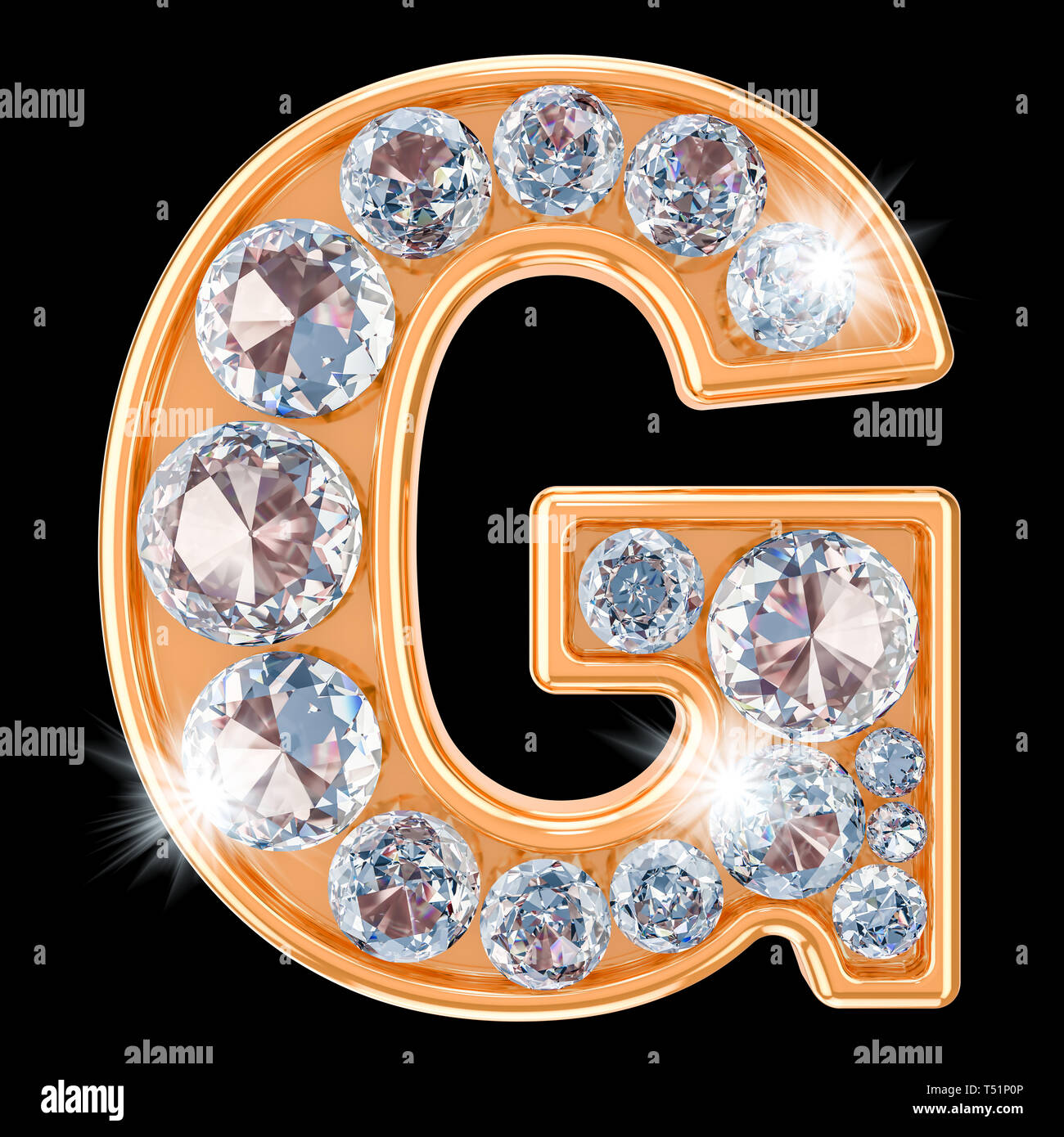 Diamond g letter hi-res stock photography and images - Alamy
