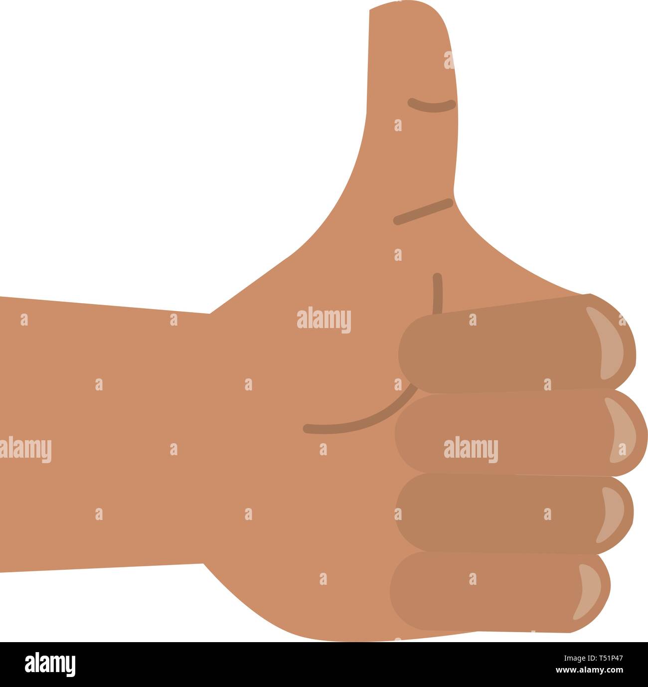 thumb up hand cartoon symbol Stock Vector Image & Art - Alamy