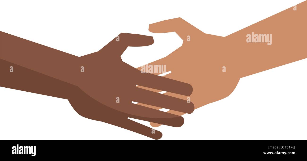 handshaking support symbol Stock Vector Image & Art - Alamy