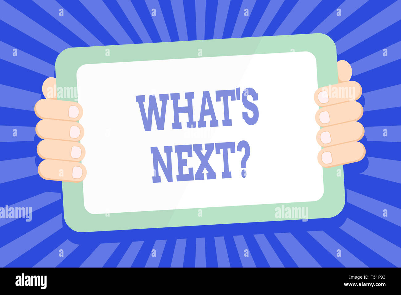 Text sign showing What S Next Question. Business photo text asking ...