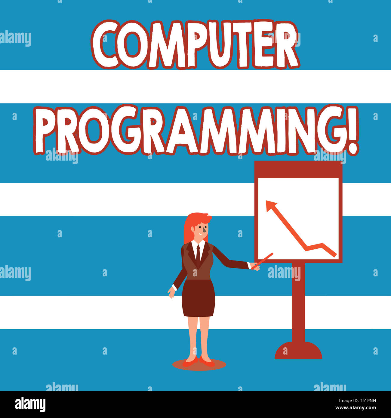 Text sign showing Computer Programming. Business photo text process that instructs a computer on ...