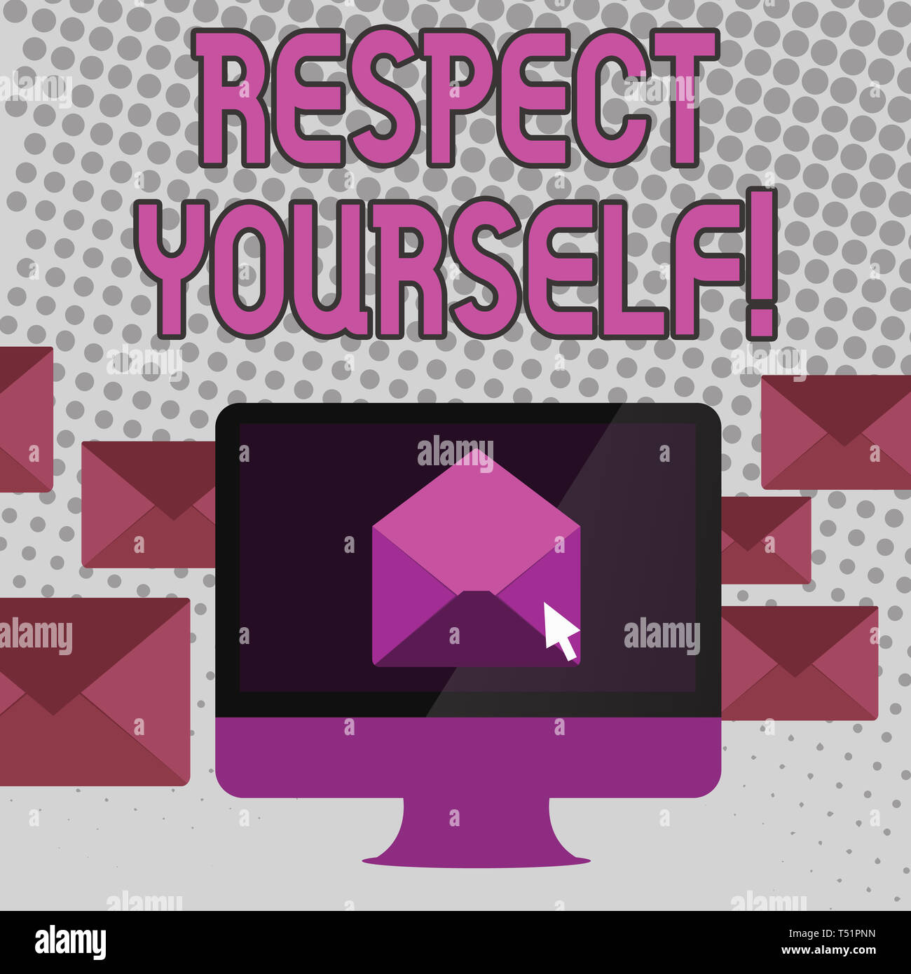 Word writing text Respect Yourself. Business photo showcasing believing ...