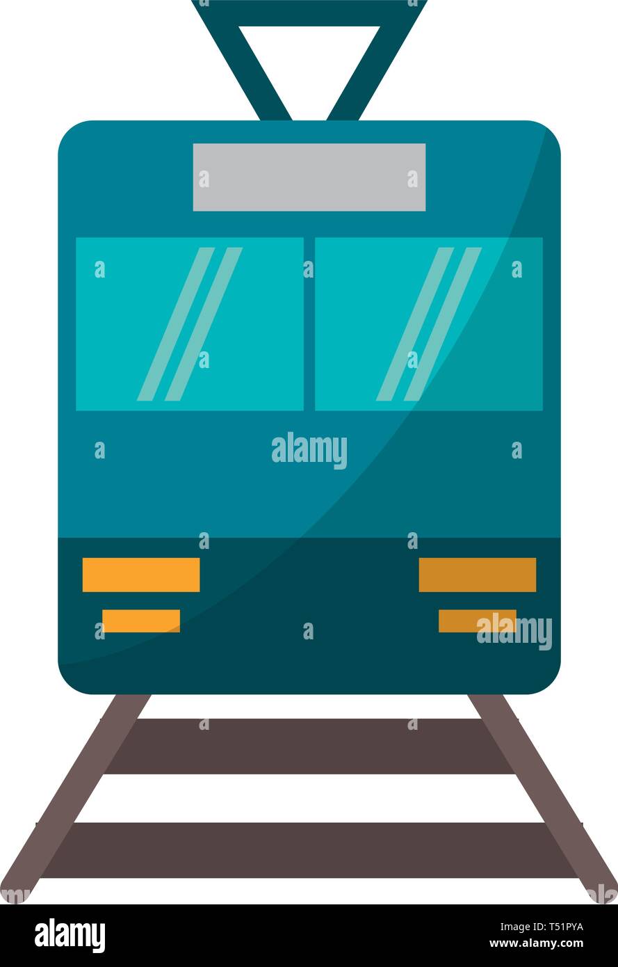 Tranvia public transport symbol Stock Vector Image & Art - Alamy